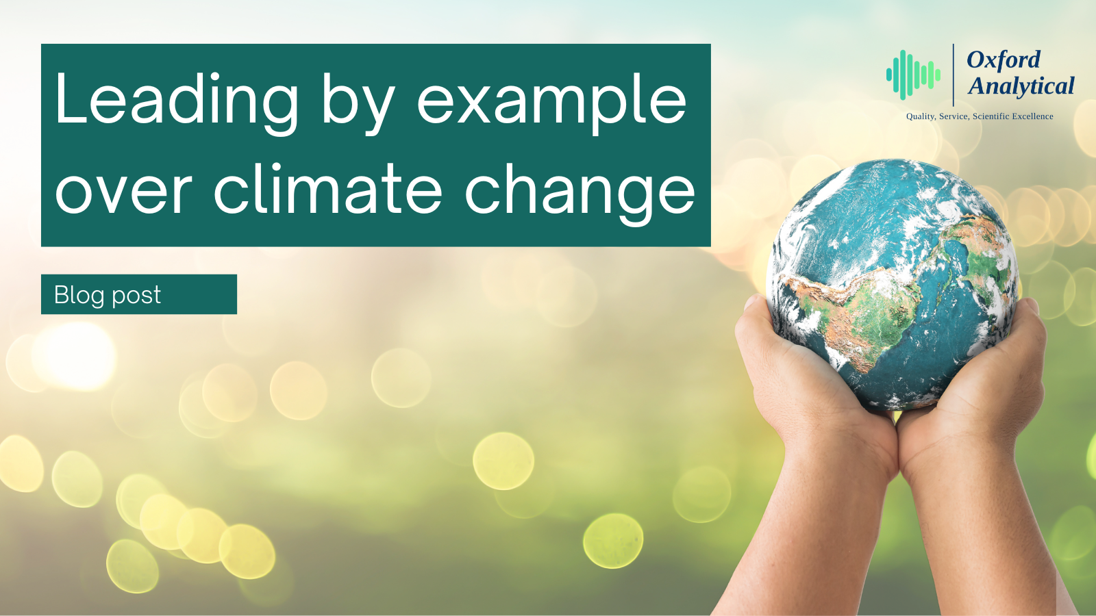 Leading by example over climate change - Oxford Analytical Services